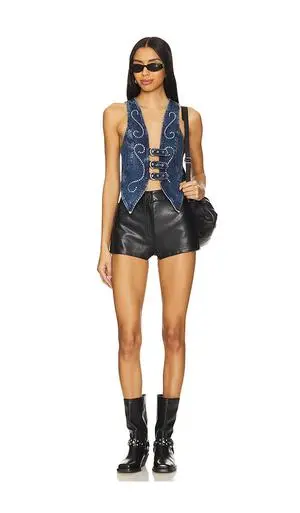 UNDERSTATED LEATHER Money Maker Top