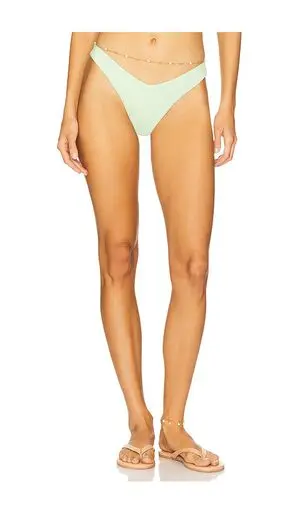 Peixoto Shelley Cheeky Bikini Bottom - Matcha Latte
