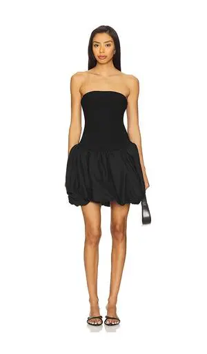 Simkhai Pollie Bubble Mini Dress - Black