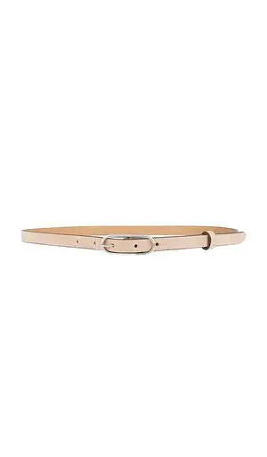 Rag & Bone Baby Rounded Rebound Belt Cappucino Suede