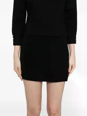 REFORMATION Carla Skirt - Black