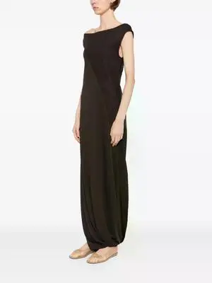 RUOHAN Twist Draped Dress