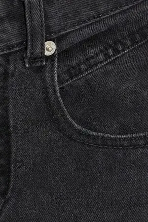 MARANT ETOILE Vanda High-rise Straight-leg Jeans - Charcoal
