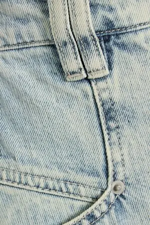 Isabel Marant Étoile Pomano Faded Denim Midi Skirt - Light Denim