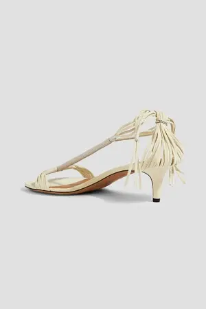 Isabel Marant Aatos Fringed Slingback Sandals