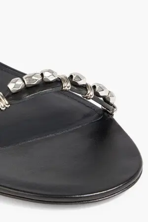 Isabel Marant Bijoux Embellished Leather Sandals