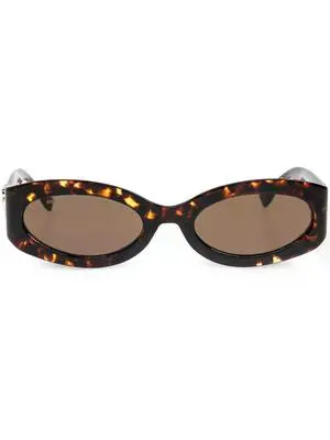 Dsquared2 Oval-frame Tortoiseshell Sunglasses - Brown