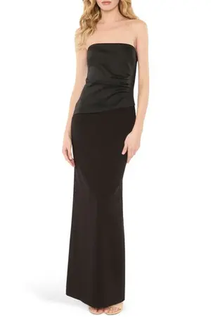 Likely Evie Strapless Column Gown