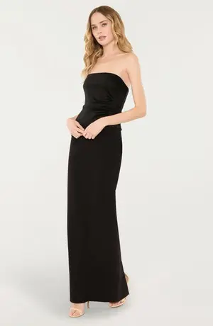 Likely Evie Strapless Column Gown