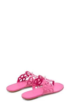 STUART WEITZMAN Jasmine Cutout Sandals - Berry Punch
