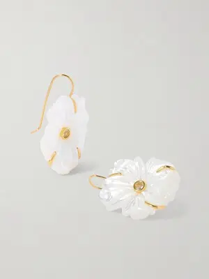 Lizzie Fortunato Gold Plated Drop Earrings