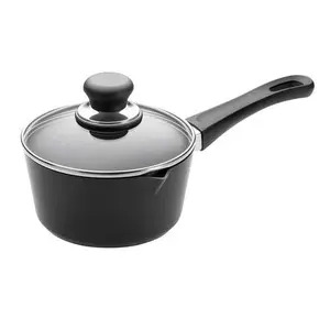 SCANPAN Classic 1 Quart Saucepan With Lid - Black