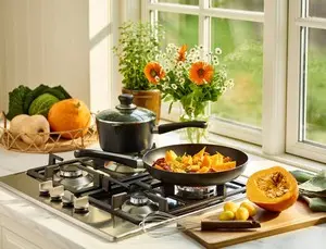 SCANPAN Classic 1 Quart Saucepan With Lid
