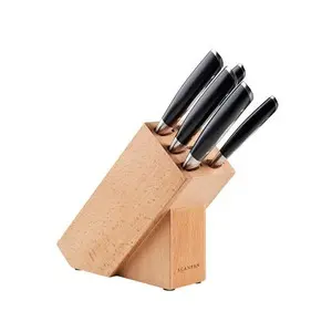 SCANPAN Classic 6-piece Knife Block Set - Black