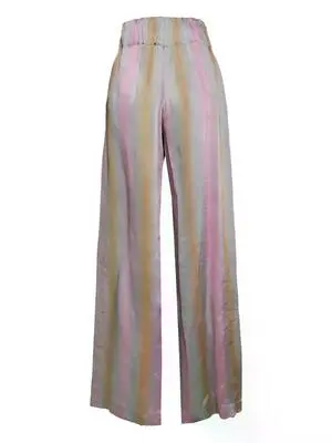 Aspesi Striped Wide-leg Trousers