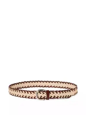 Brunello Cucinelli Braided Belt - Neutrals