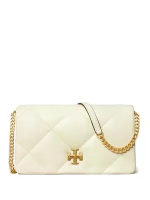 Tory Burch Kira Chain Wallet - White