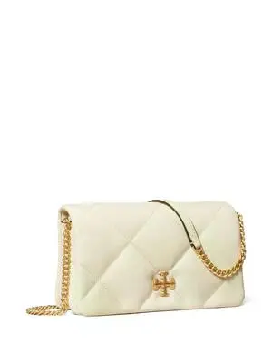 Tory Burch Kira Chain Wallet - White