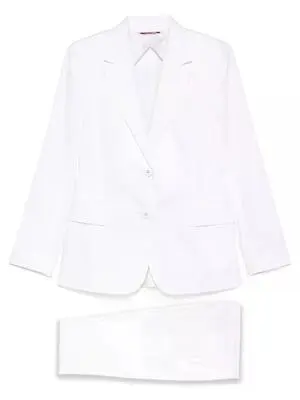 Max Mara Single-breasted Suit - White