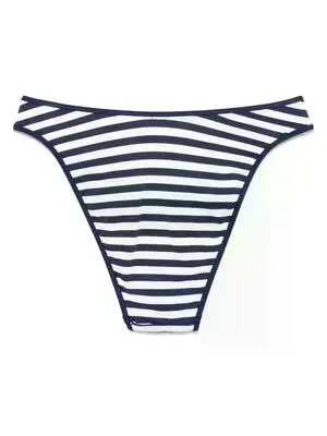 Polo Ralph Lauren Striped Bikini Bottom - Blue