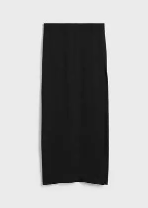 TOTEME Long Straight High Slit Skirt