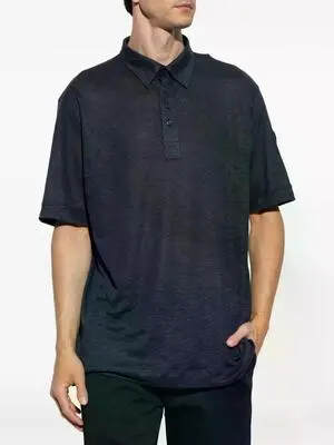 Moncler Linen Polo Shirt