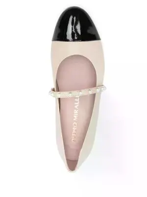 PEDRO MIRALLES Two-tone Ballerina Flats