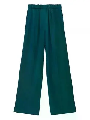 Loewe Wide Leg Silk Trousers