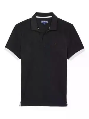 Vilebrequin Cotton Polo Shirt - Black