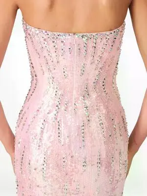 Jenny Packham Sequin-embellished Gown - Pink