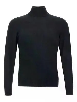 GRAN SASSO Roll Neck Sweater - Black