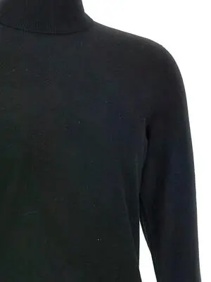 GRAN SASSO Roll Neck Sweater - Black