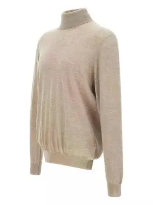 GRAN SASSO Wool Roll Neck Sweater - Neutrals