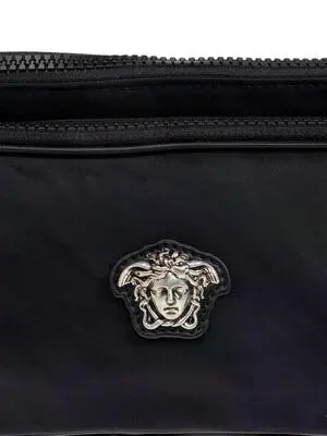 Versace La Medusa Nylon Belt Bag - Black