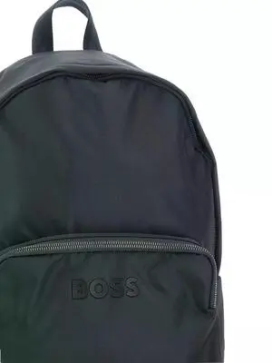 BOSS Logo-print Backpack - Blue