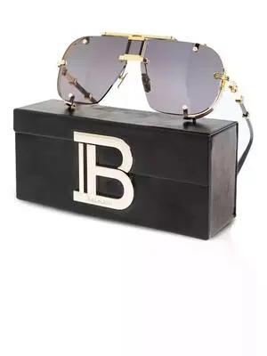 Balmain Logo-engraved Sunglasses