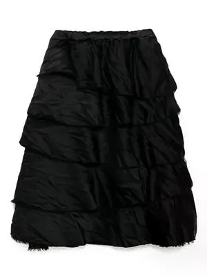 BLACK COMME DES GARÇONS Layered Skirt