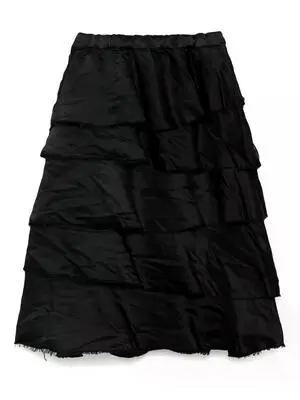 BLACK COMME DES GARÇONS Layered Skirt