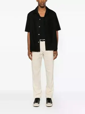 WHITE SAND Cotton Trousers - Neutrals