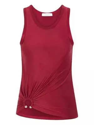 Rabanne Sleeveless Top - Red