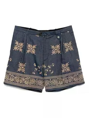 EGONLAB Embroidered Lace Shorts