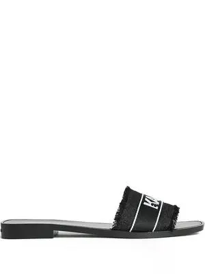 Karl Lagerfeld Skoot Mules - Black