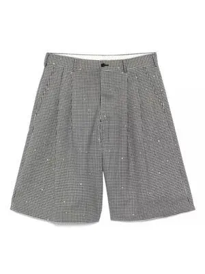 Comme Des Garçons Plaid Tailored Shorts