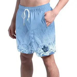 MARGARITAVILLE Toronto Maple Leafs Lagoon Fiesta Swim Short - Blue