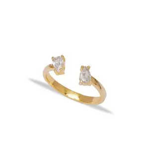 MAZIN JEWELS Athena Ring - Yellow Gold