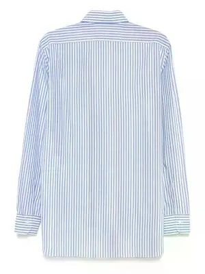 BARBA NAPOLI Striped Shirt - Blue