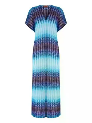 Missoni Zig Zag Beach Cover-up - Blue