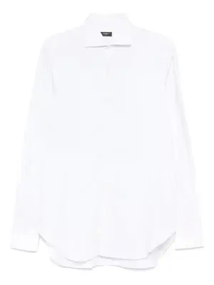 BARBA NAPOLI Cutaway-collar Shirt - White