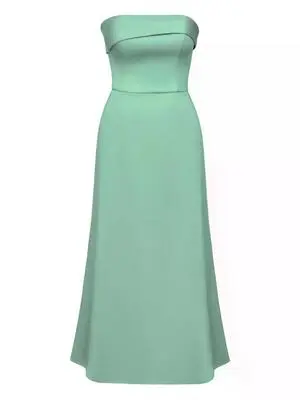 POST MERIDIEM Strapless Midi Dress