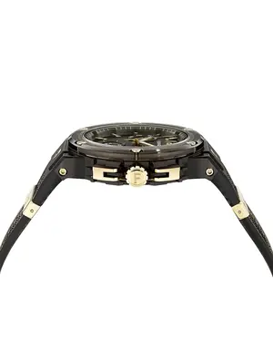 FERRAGAMO F-80 Translucent Chronograph, 44mm - Black/black
